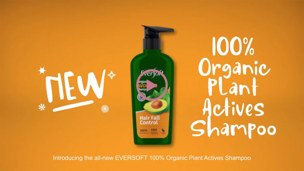 EVERSOFT Organic Plant Actives Shampoo | Eversoft